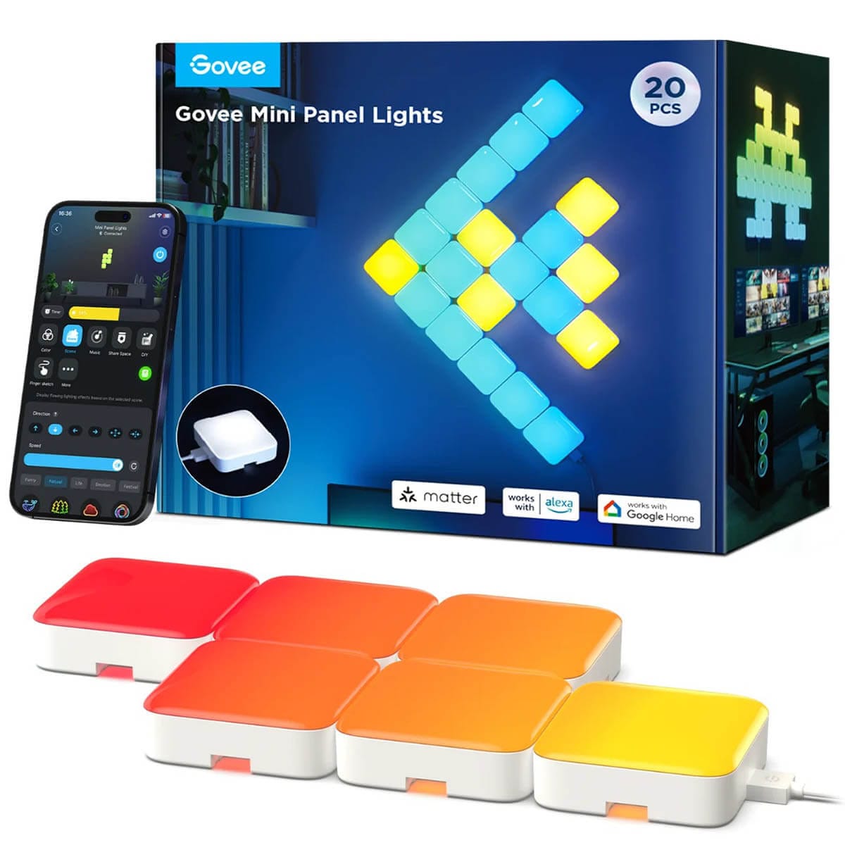 Govee Mini Panel Lights - MatterDevices.io