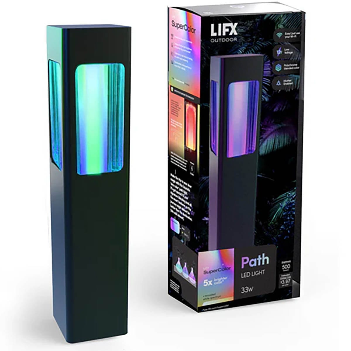 LIFX SuperColor Outdoor Square Path Light - MatterDevices.io
